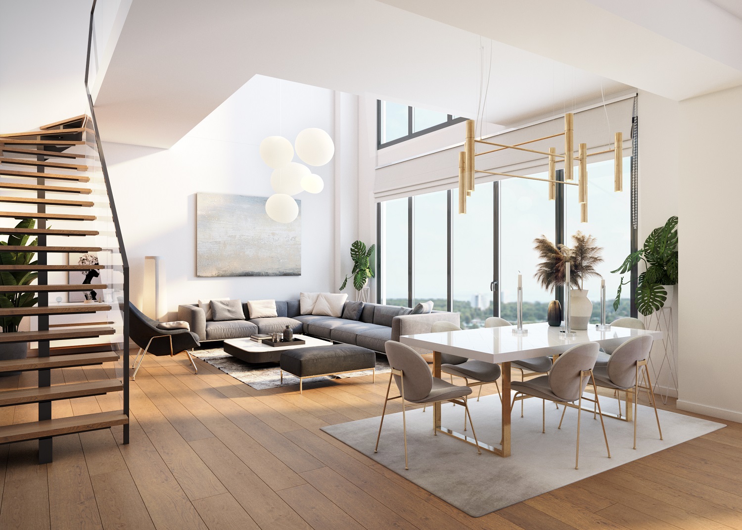 GM Apartment Standard Finishing Model Apartment Renders - Good Life ...